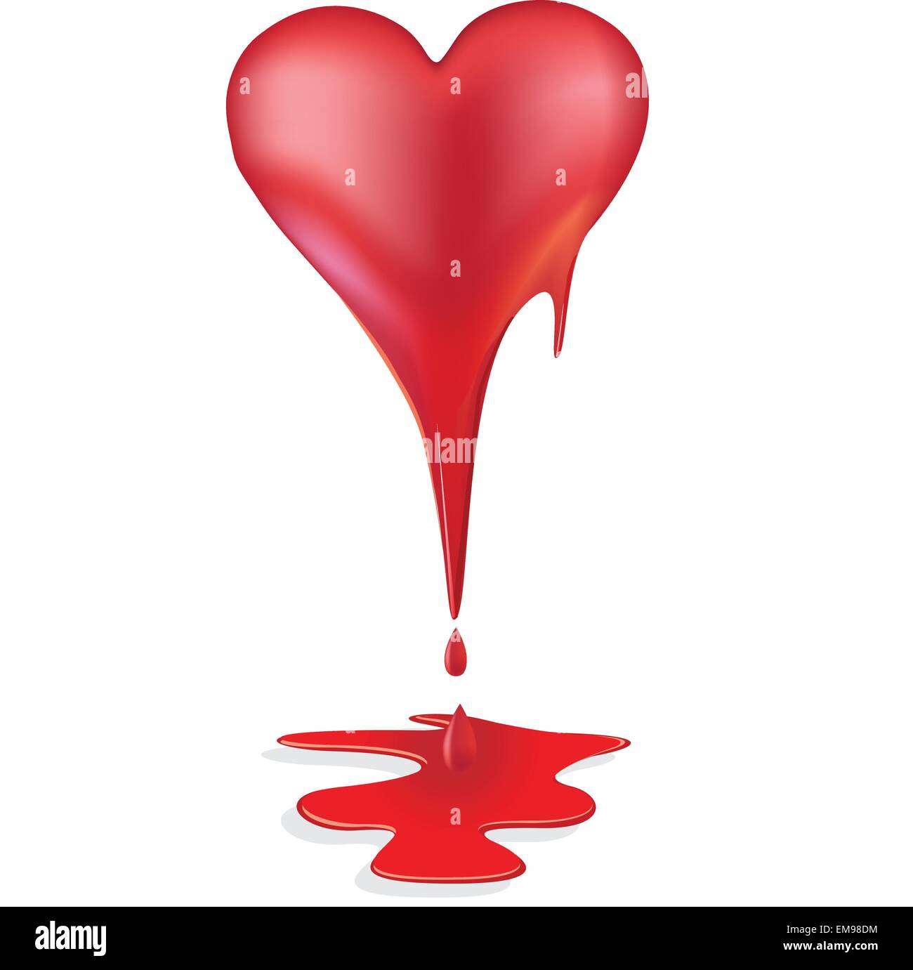 Corazón Sangrante Destrozado