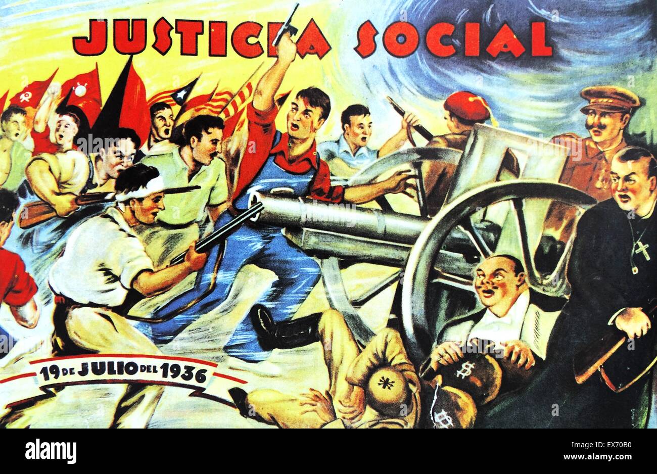 Church Propaganda Spanish Civil War Fotografías E Imágenes De Alta