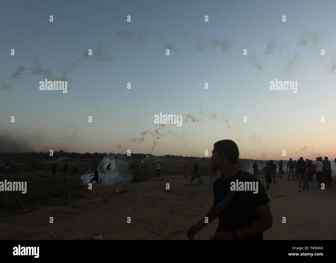Bureij En La Franja De Gaza Territorio Palestino 15 Oct 2015 Los
