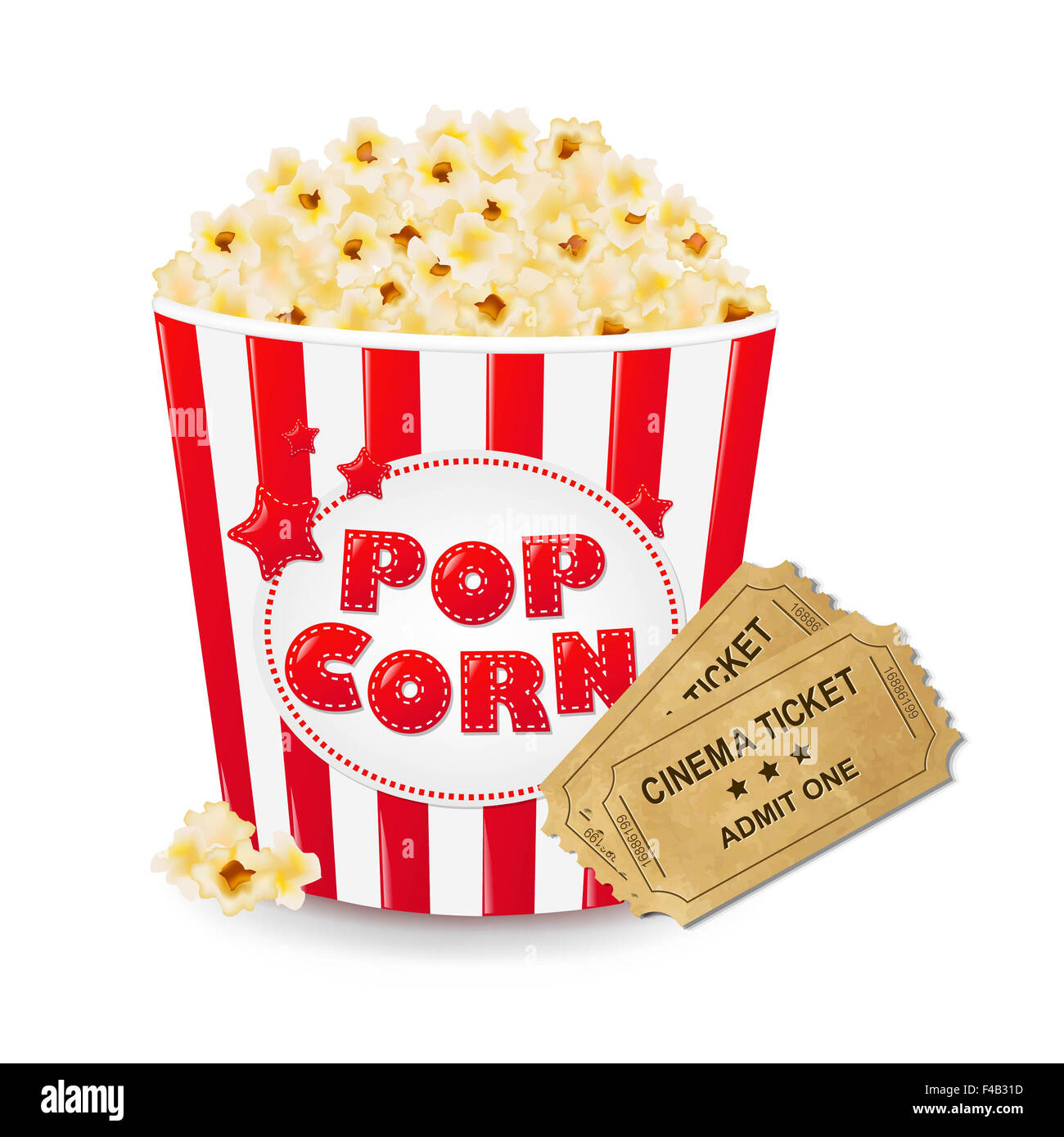 Popcorn Ticket Printable