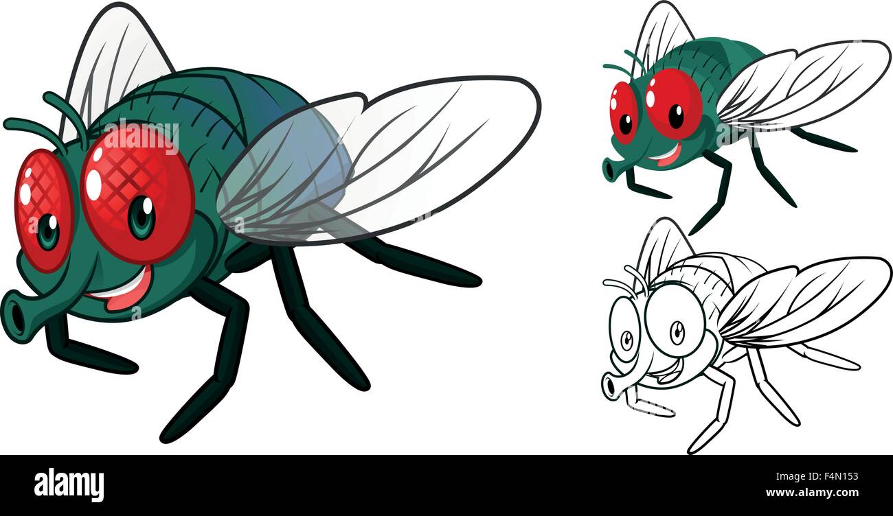 Tarjetas Dibujo Animado La Mosca Zazzle Es