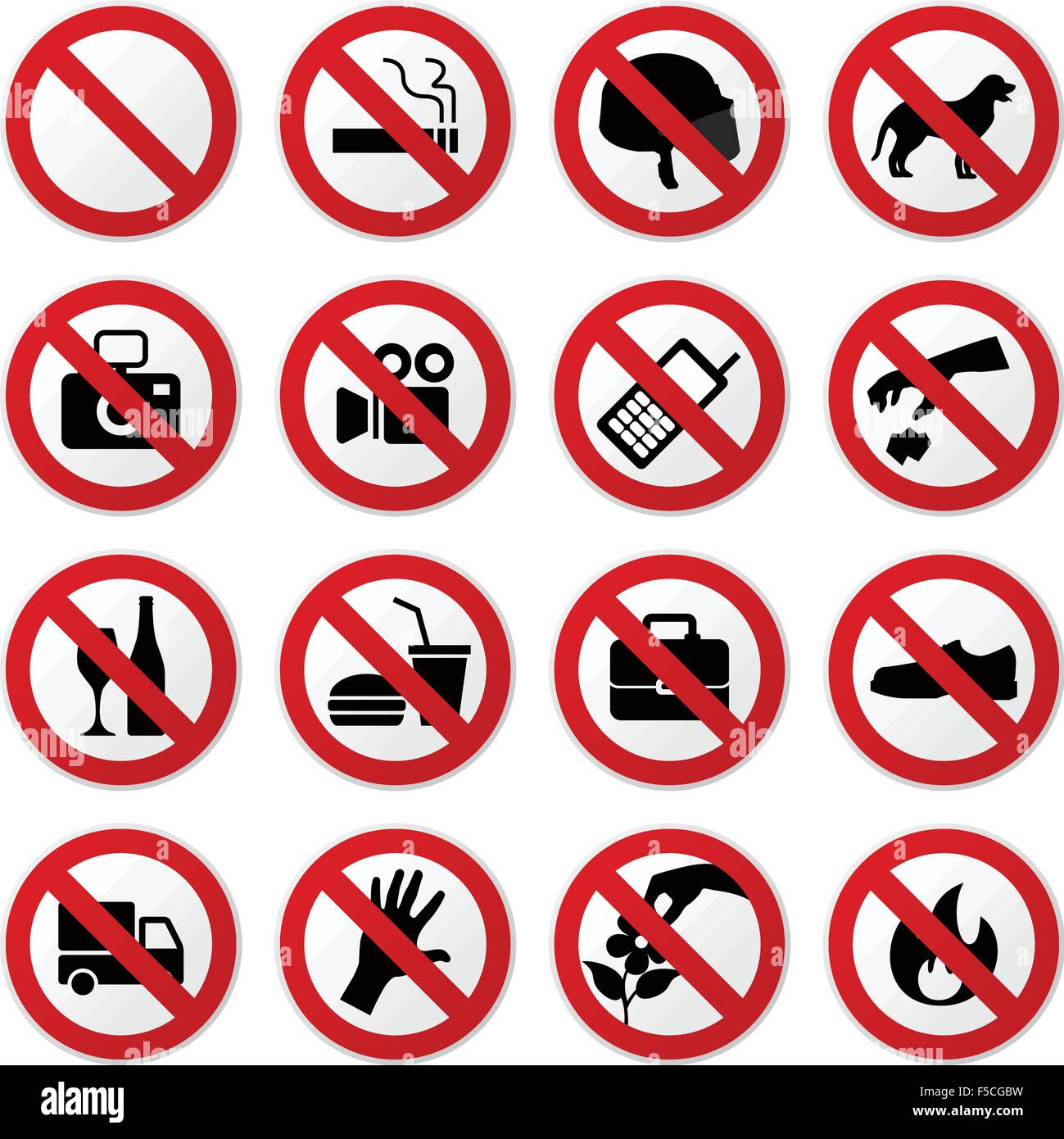 Prohibido No señal de stop Imagen Vector de stock - Alamy Prohibido No señal de stop Imagen Vector de stock - Alamy