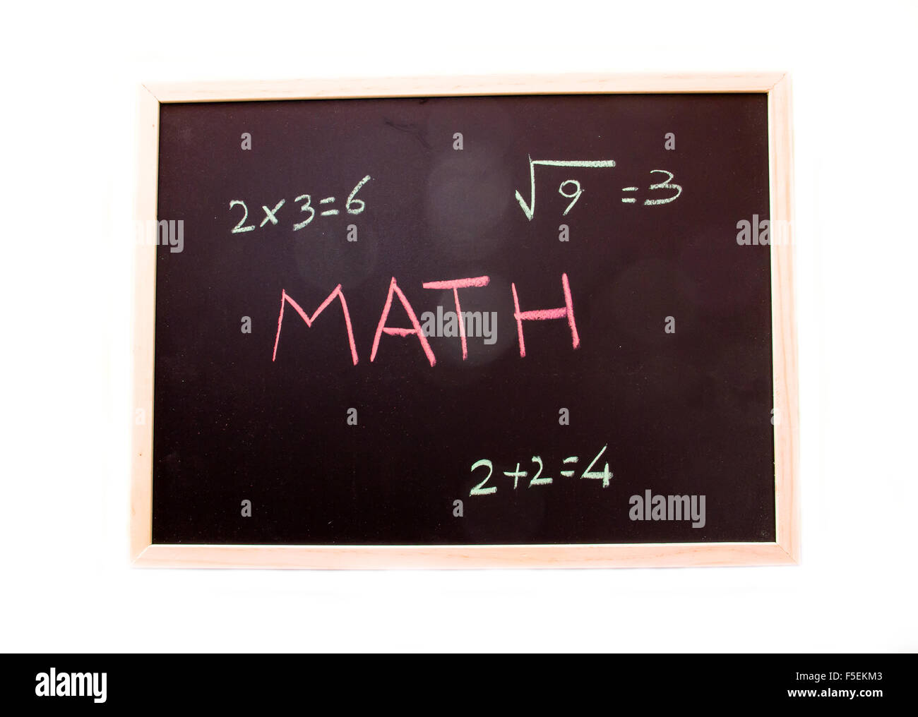 Tablero de matemáticas Imágenes recortadas de stock - Alamy
