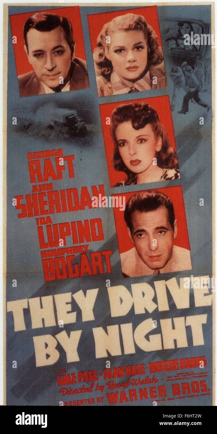 1940 El Título De La Película Conducir Por La Noche Director Raoul