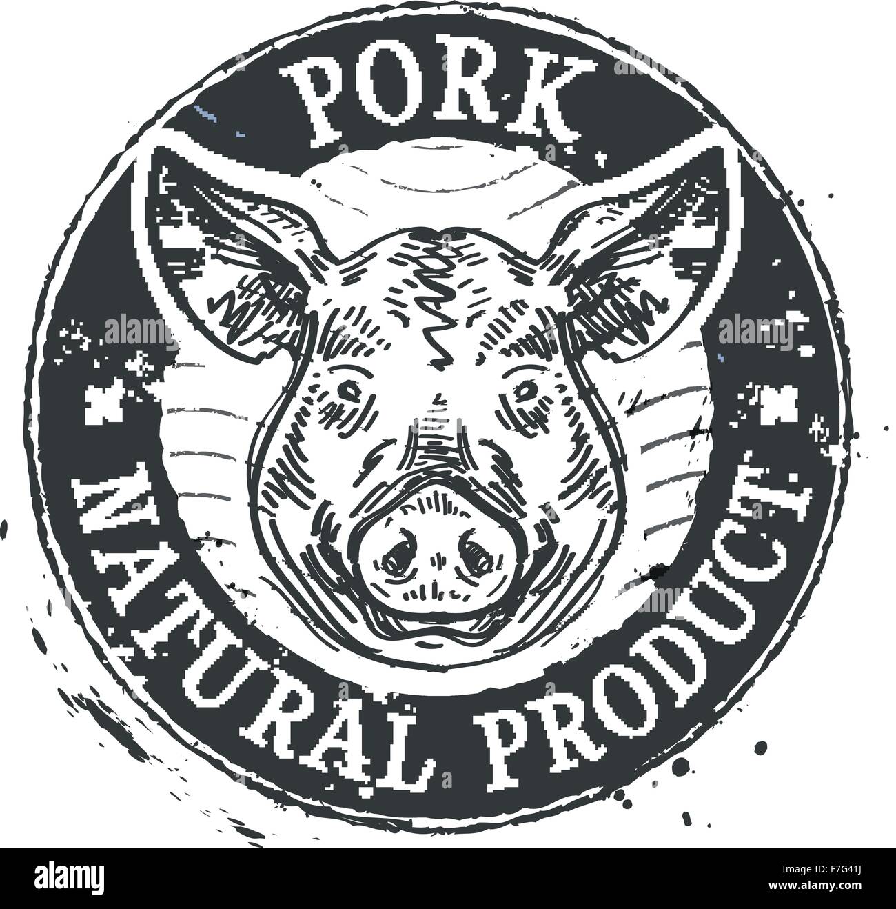 Logotipo De Cerdo Kshe