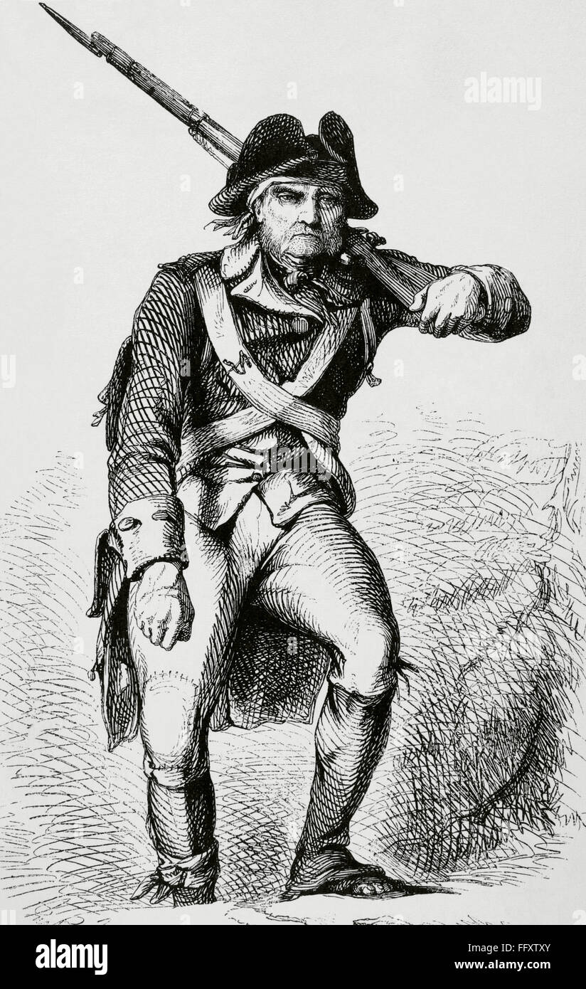 La Guerra Revolucionaria Americana 1775 1783 Soldado Norteamericano