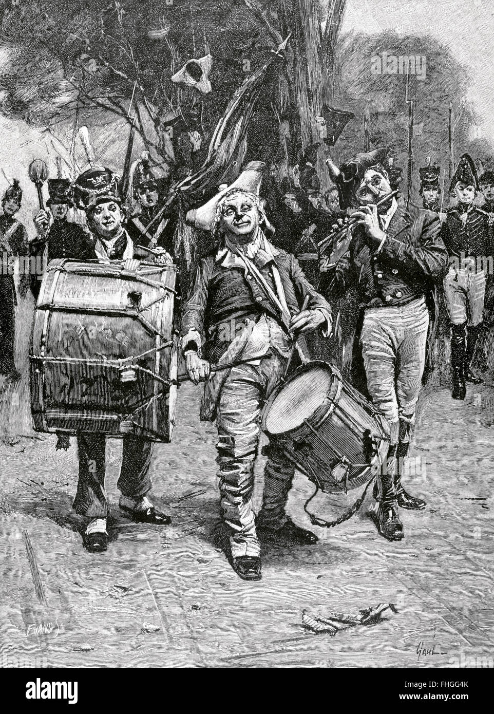 La Guerra Revolucionaria Americana 1775 1783 Celebrando El Día De La