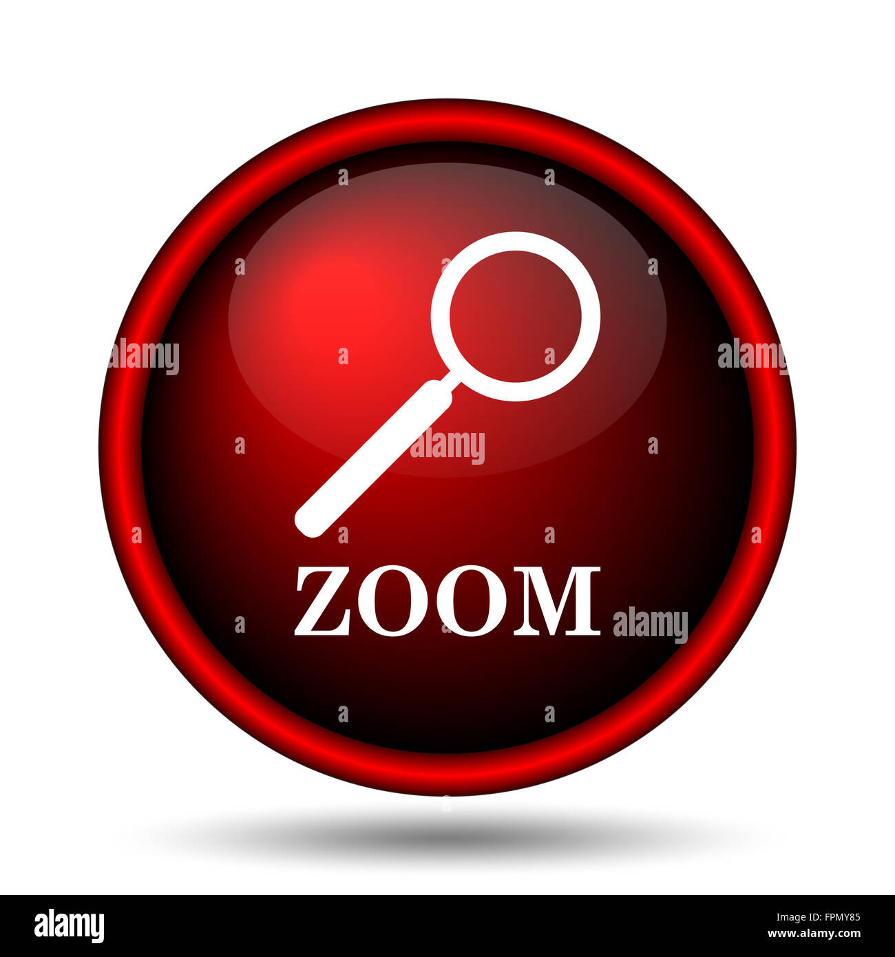 Iconos De Zoom De Lupa Psd