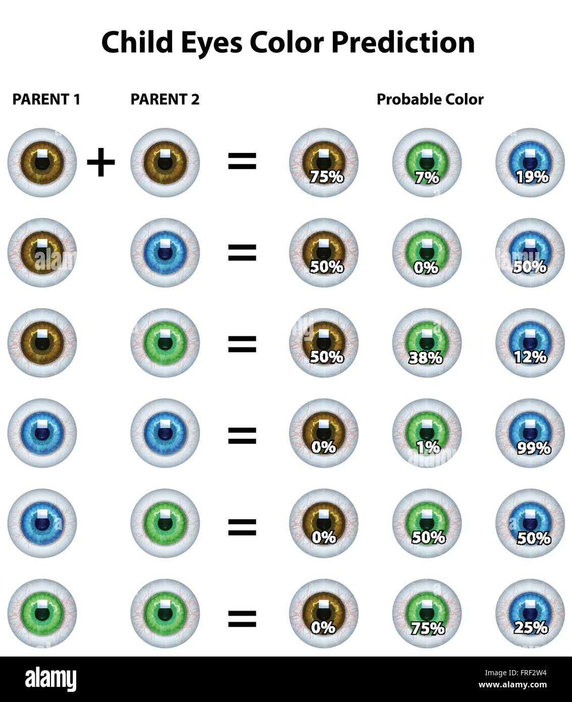 déficit Cumplimiento a exposición tabla de color de ojos sí mismo ...