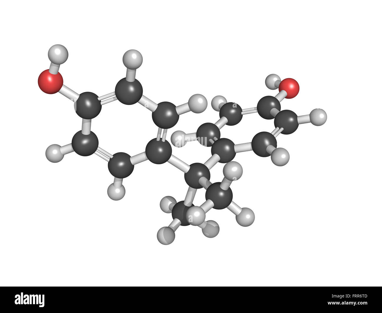 Bisfenol A Estructura Molecular Sobre Un Fondo Blanco Fotograf a De bisfenol-a-estructura-molecular-sobre-un-fondo-blanco-fotograf-a-de