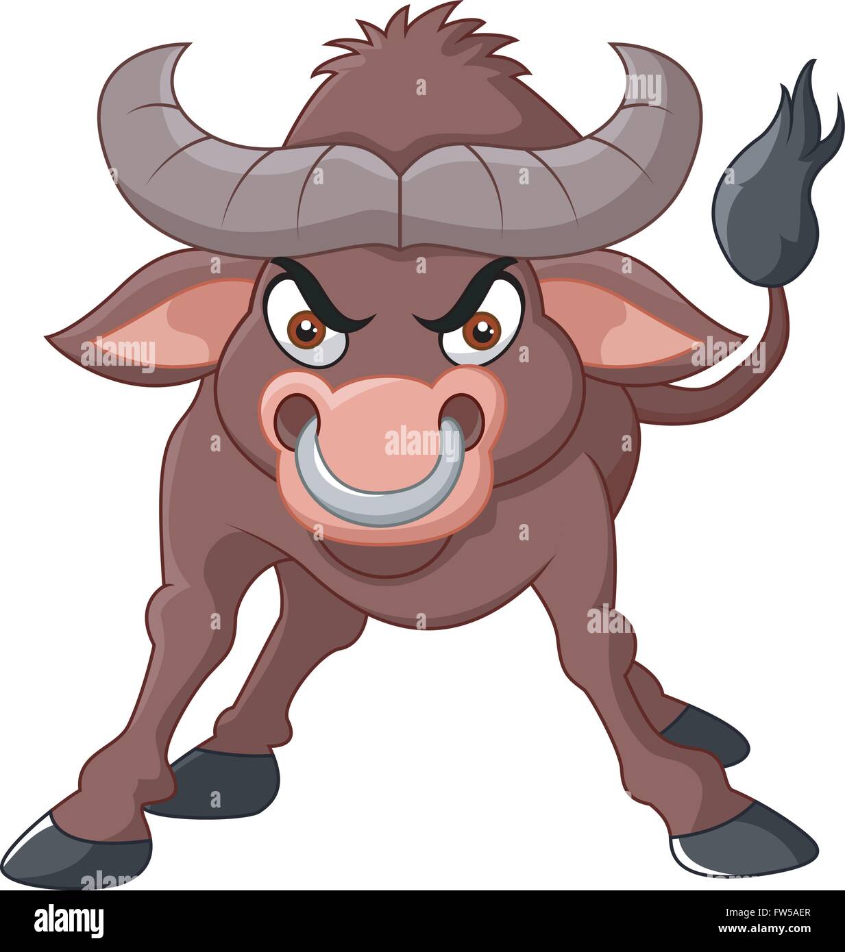 Cara De Toro Enojado