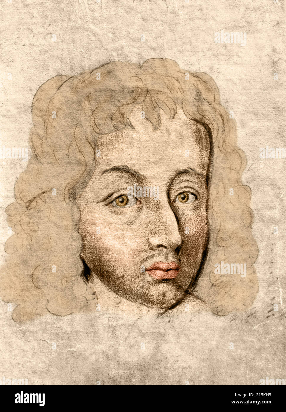 Blaise pascal 1623 1662 french mathematician fotografías e imágenes de ...