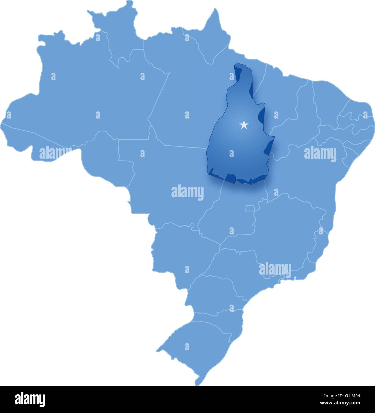Mapa Do Estado Do Tocantins - FDPLEARN