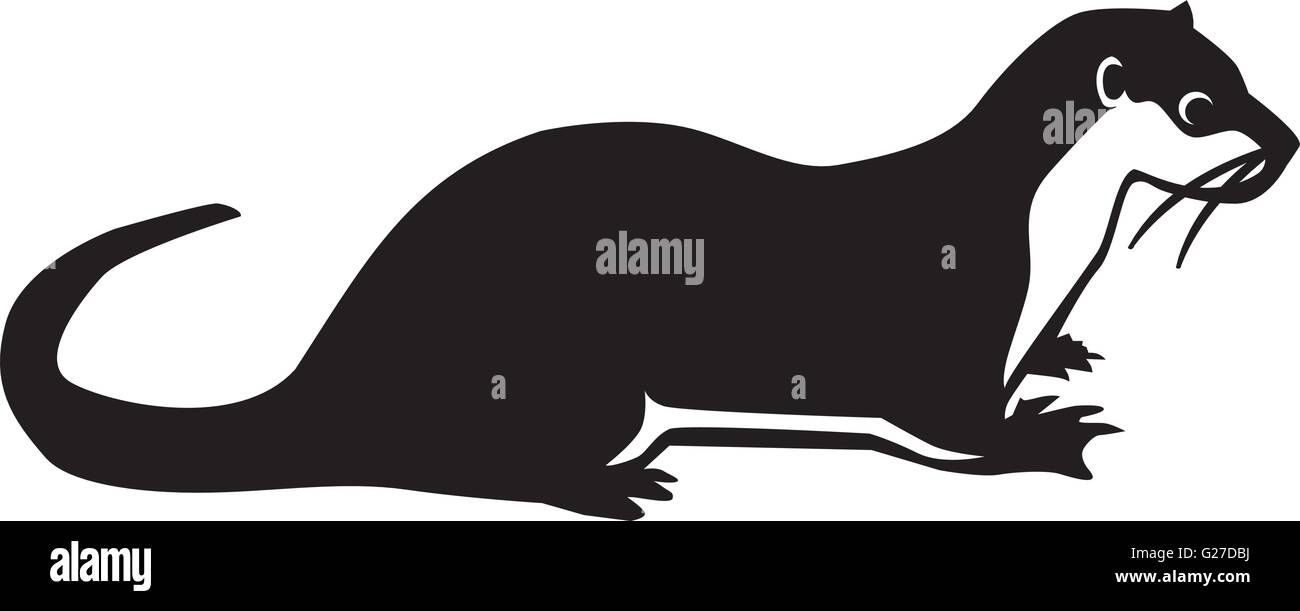 Silueta De Nutria Fotografías E Imágenes De Alta Resolución Alamy