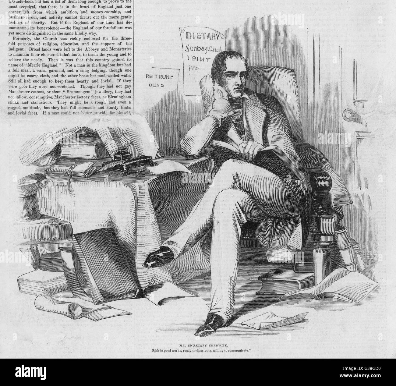 Sir Edwin Chadwick Fotos e Imágenes de stock - Alamy