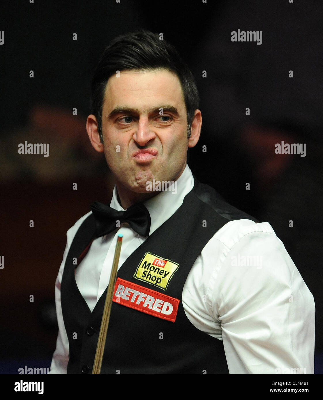 Inglaterra Ronnie Osullivan Tiro Final Campeonatos Mundiales De Snooker