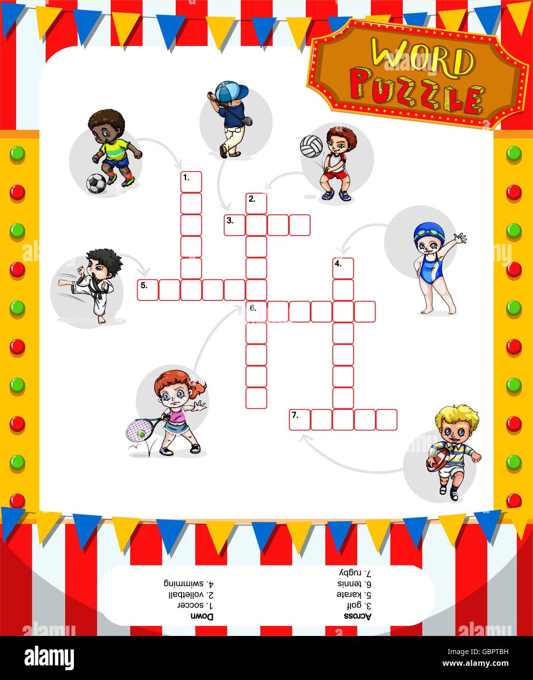 Crucigramas Deportivos Para Imprimir