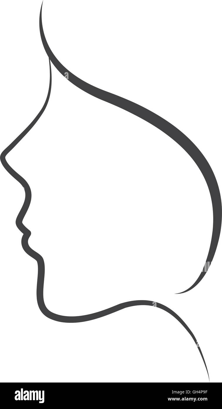 Vector De Rostro Femenino