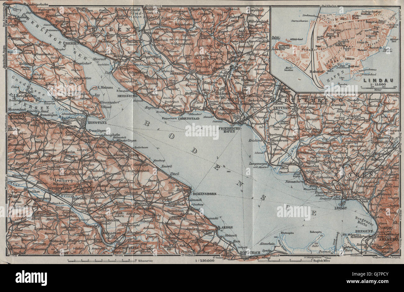 Pasto abajo comprador lago constanza mapa libro de bolsillo maquillaje ...