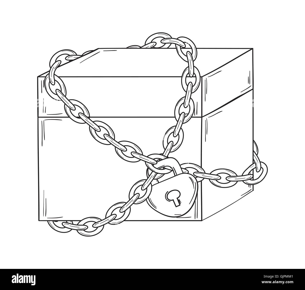 Caja secreta Imágenes vectoriales de stock - Alamy