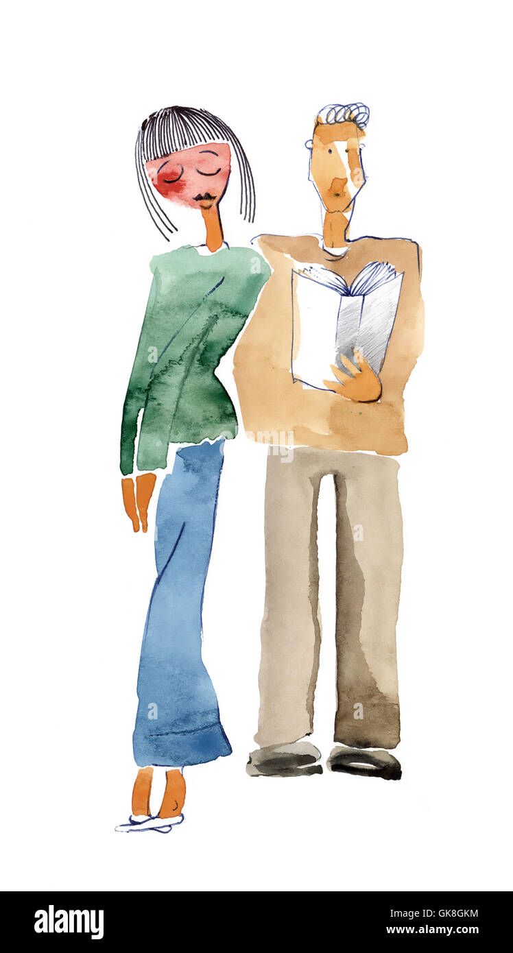 Boceto De Niña Tímida