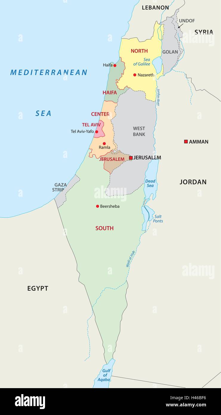 Mapa De Israel En Espanol | Geografía de Israel – YTCT