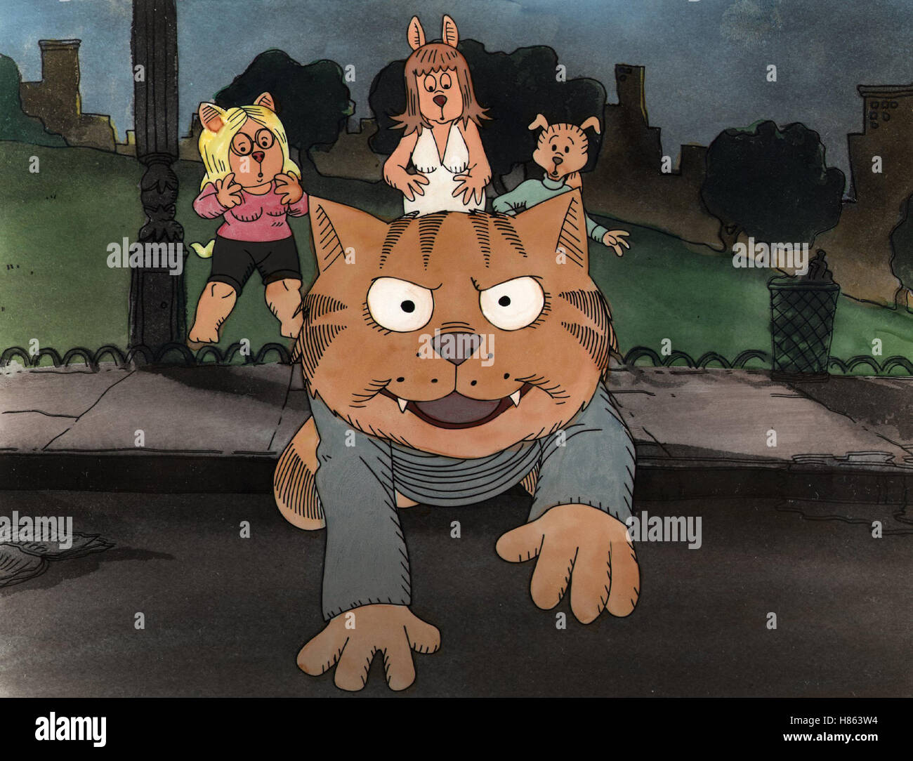 Fritz el gato (Fritz the Cat) USA 1971, Regie: Ralph Bakshi, Stichwort ...