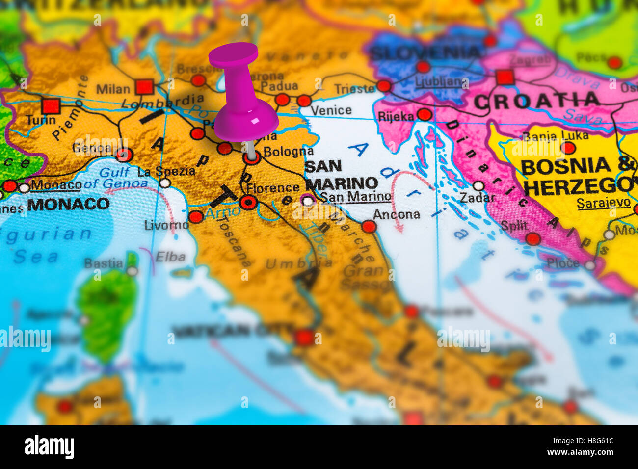 Mapa Italia Bolonia Mapa De Italia Map Of Italy Where Bologna Province