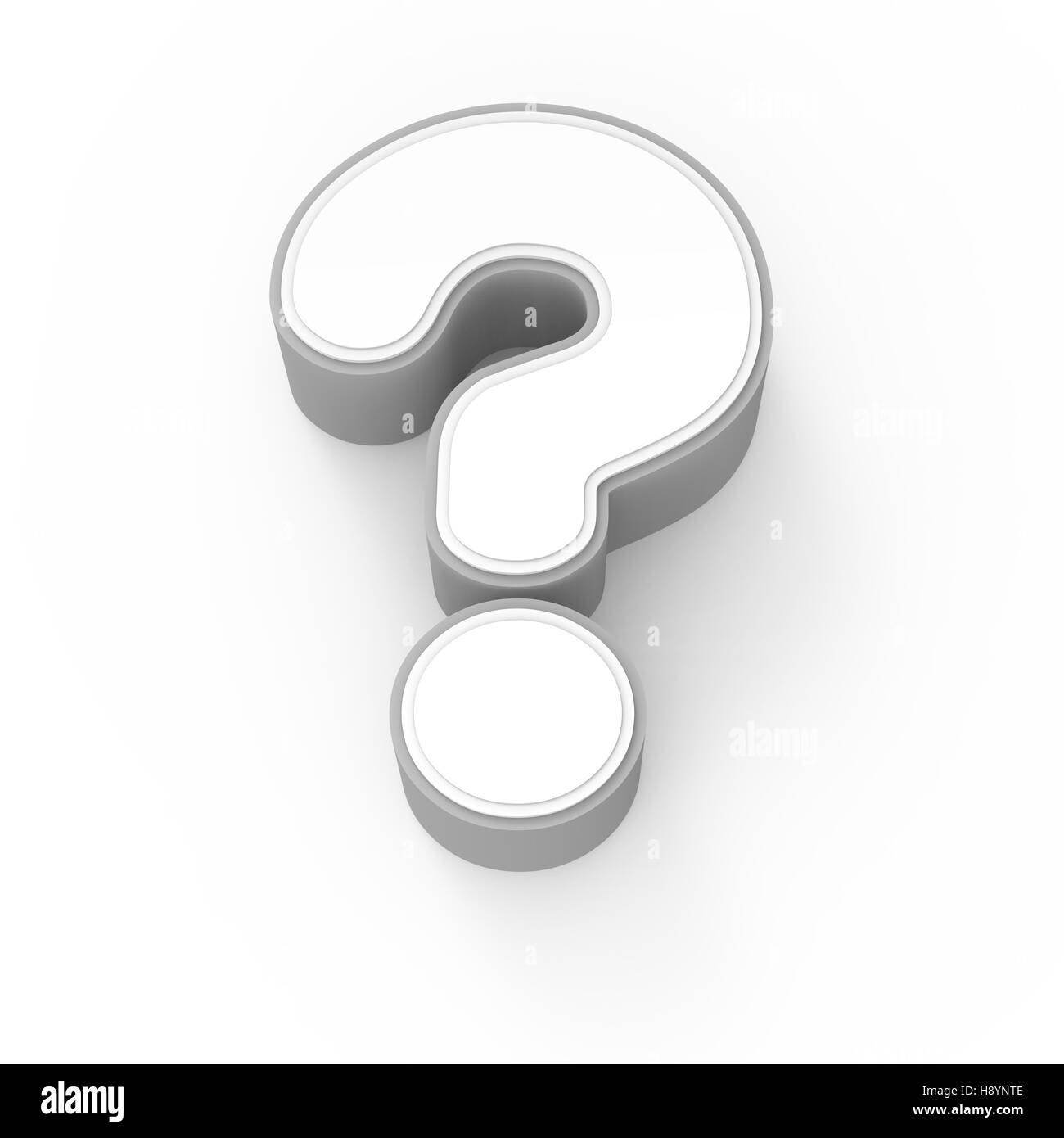 Signo de interrogación blanco, 3D rendering gráfico aislado sobre fondo ... Signo de interrogación blanco, 3D rendering gráfico aislado sobre fondo ...