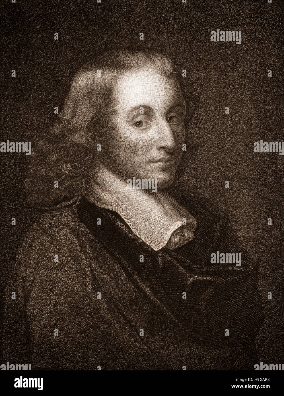 Blaise pascal 1623 1662 french mathematician fotografías e imágenes de ...