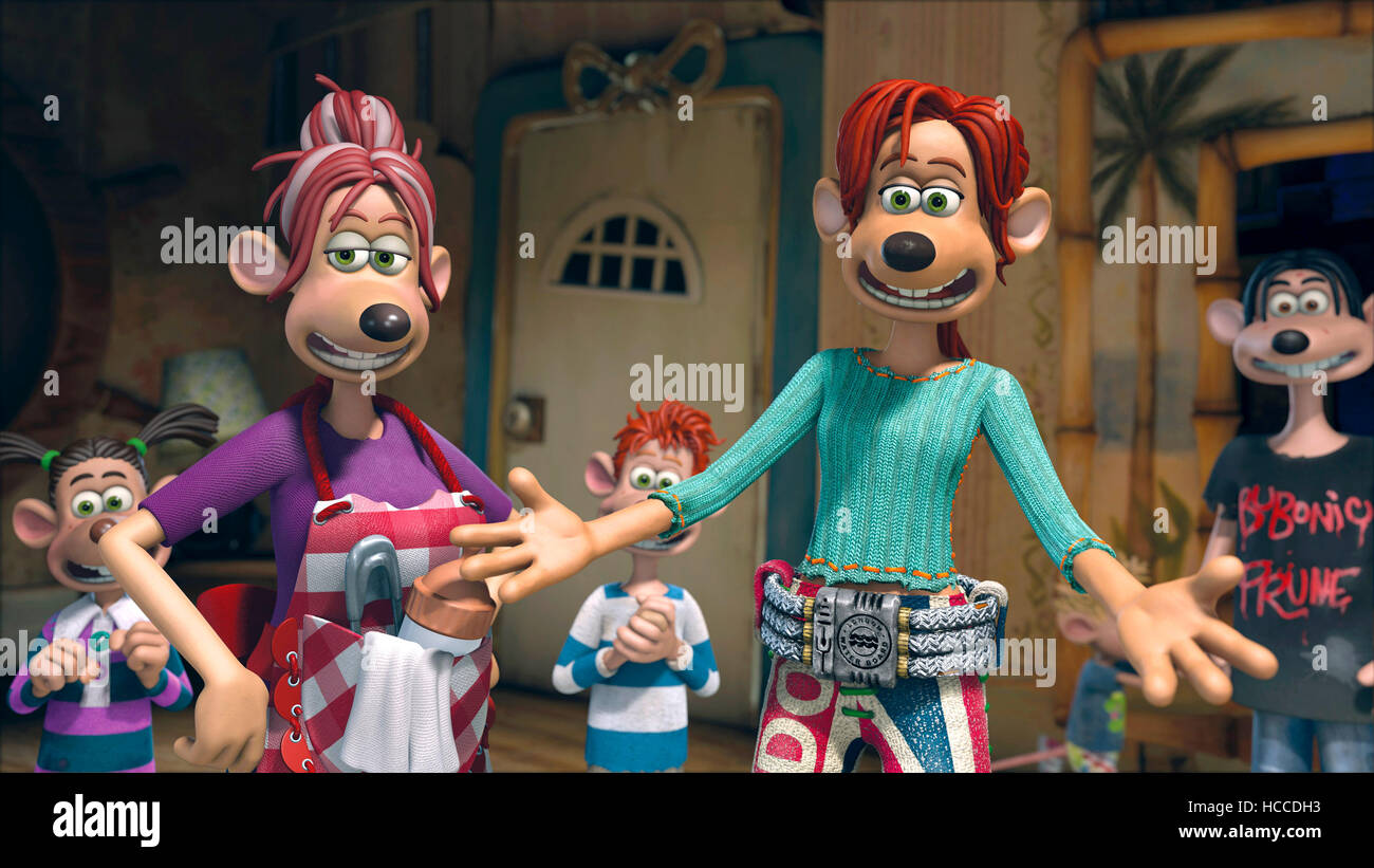 Flushed Away Rita Segundo Desde La Derecha Kate Winslet 2006 ©dreamworkscortesía