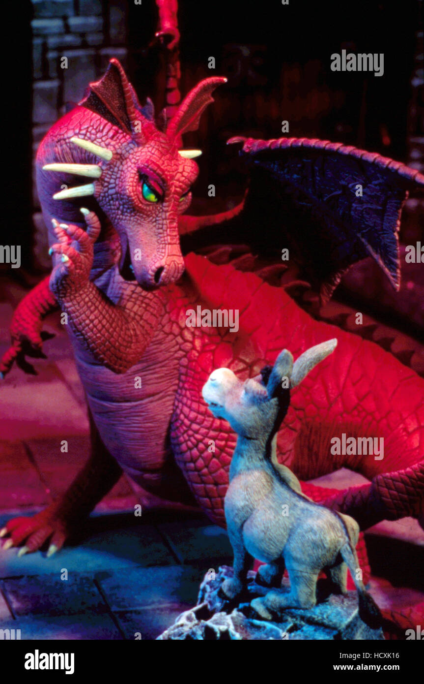 Shrek Asno Dragón Y © 2001 Dreamworks Skg Cortesía Everett Fotografía