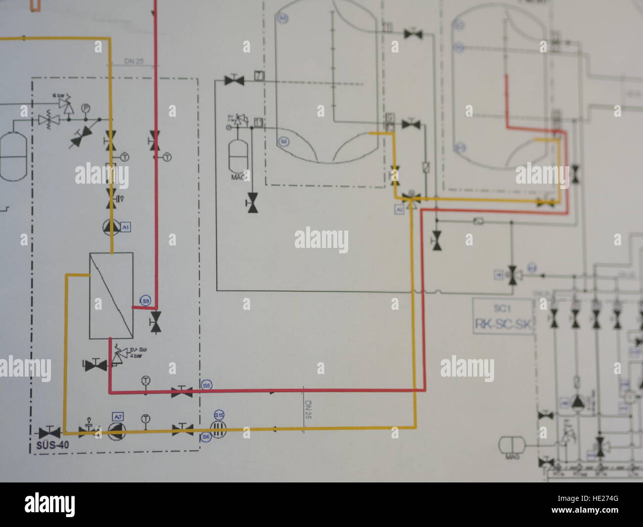 Diagrama De Cableado Automático Simple