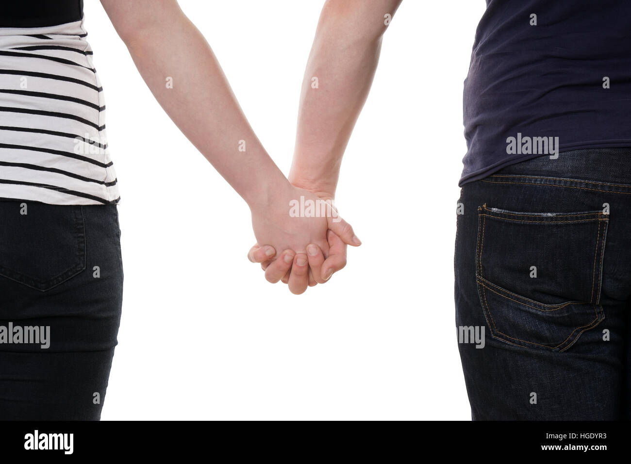 Pareja casada tomar de las manos fotografías e imágenes de alta ...