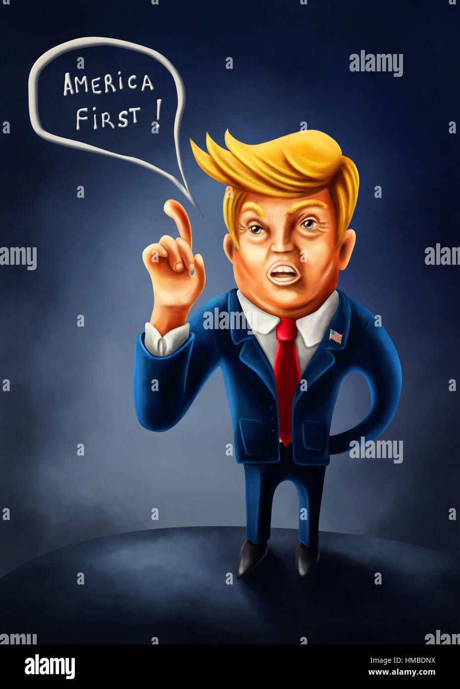 Dibujos Animados De Donald Trump Fotografías E Imágenes De Alta