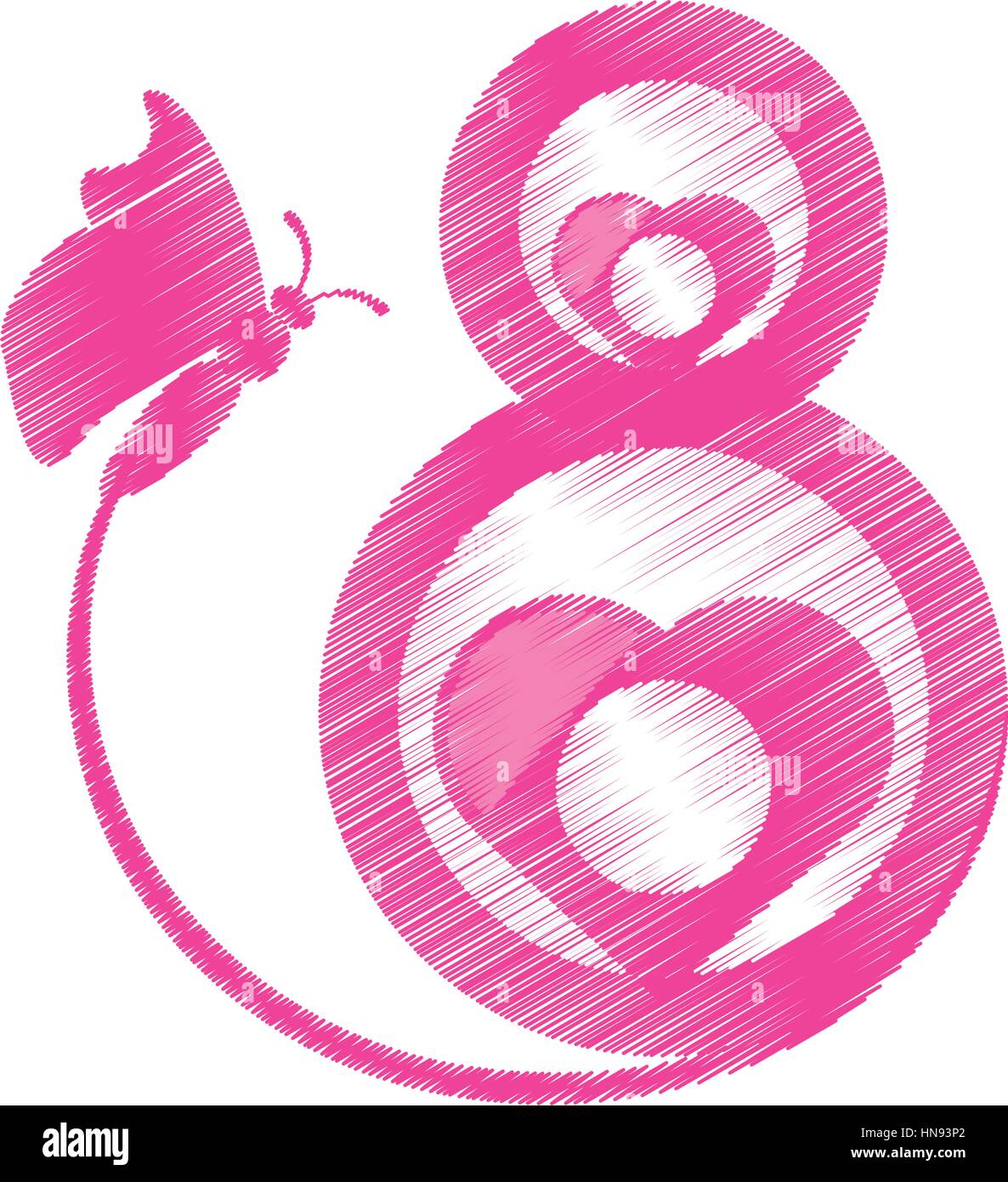 Día De La Mujer Símbolo De La Imagen Del Icono Ilustración Vectorial Imagen Vector De Stock Alamy