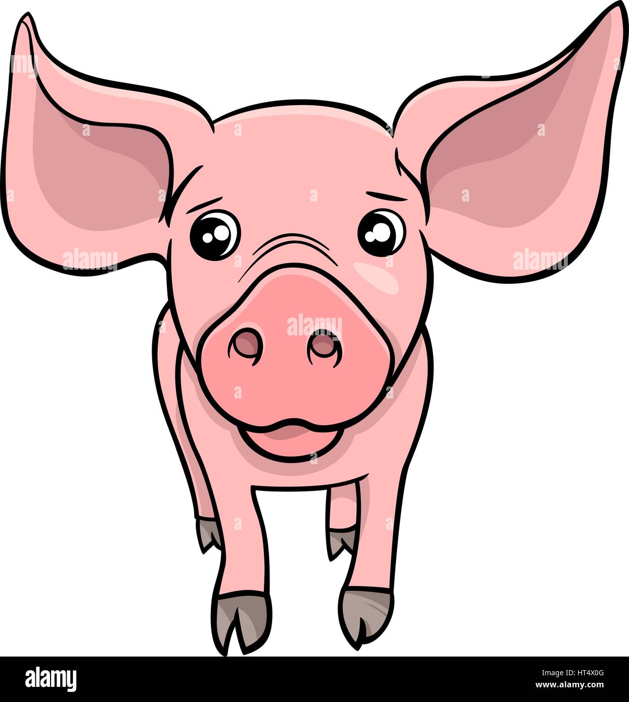 Fondo De Pantalla De Dibujos Animados De Cerdito Cerdito De Granja