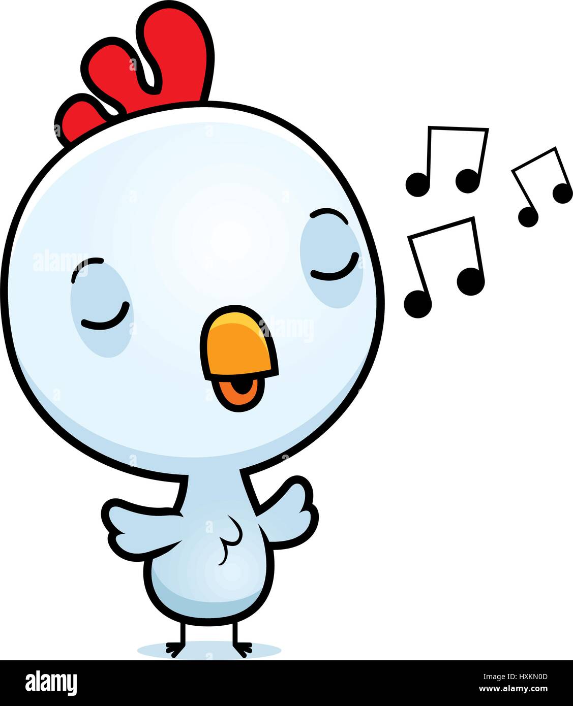 Gallo Cantando Dibujo