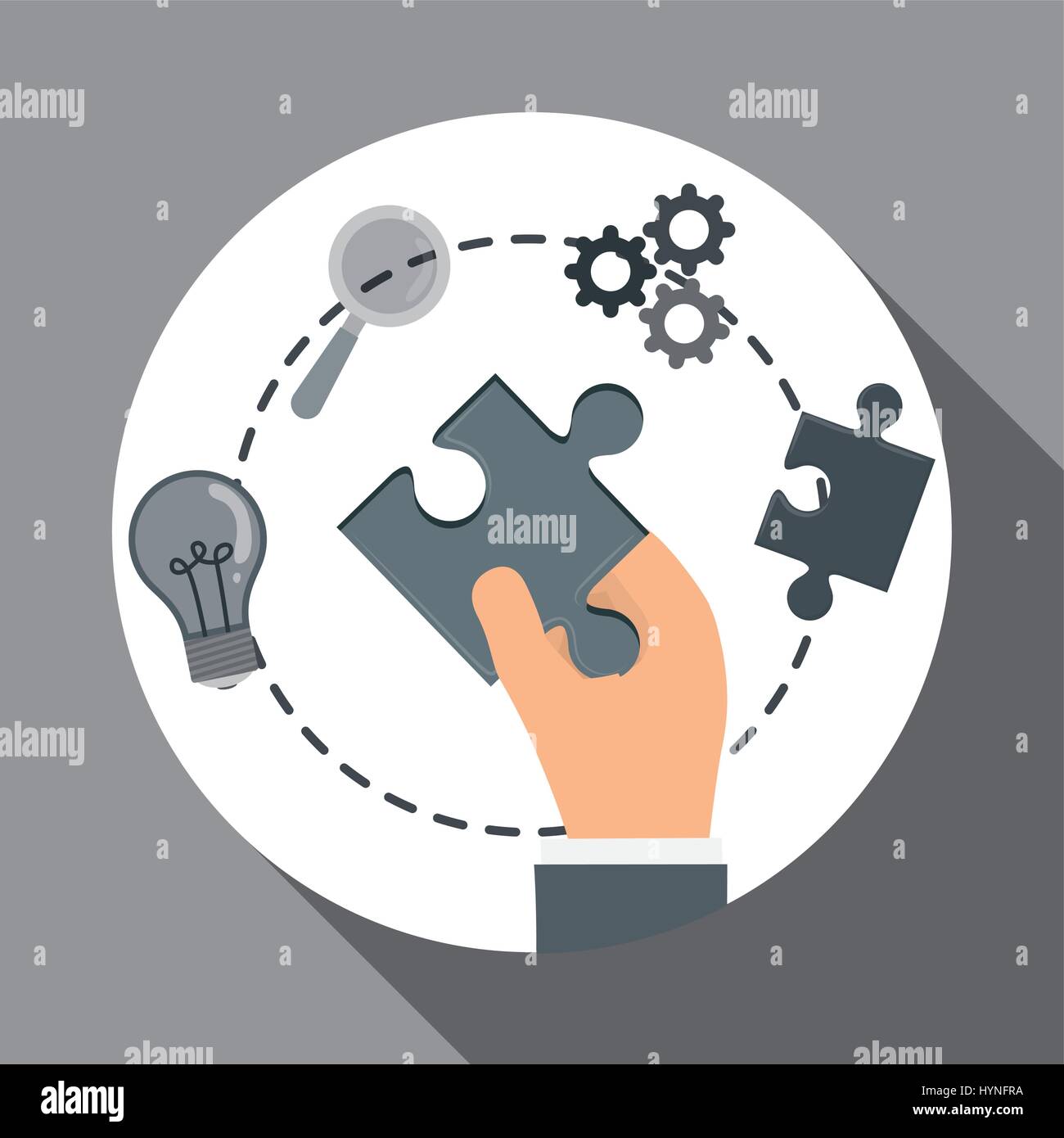 Solución el diseño de iconos , ilustración vectorial Imagen Vector de ... Solución el diseño de iconos , ilustración vectorial Imagen Vector de ...