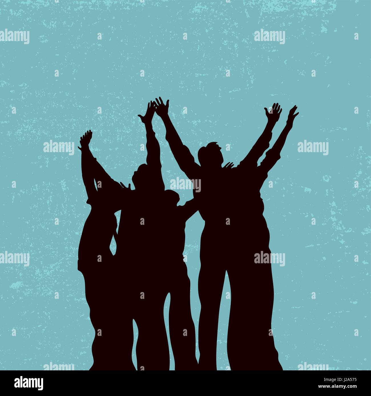 Muchas Personas Adorando A Jesus