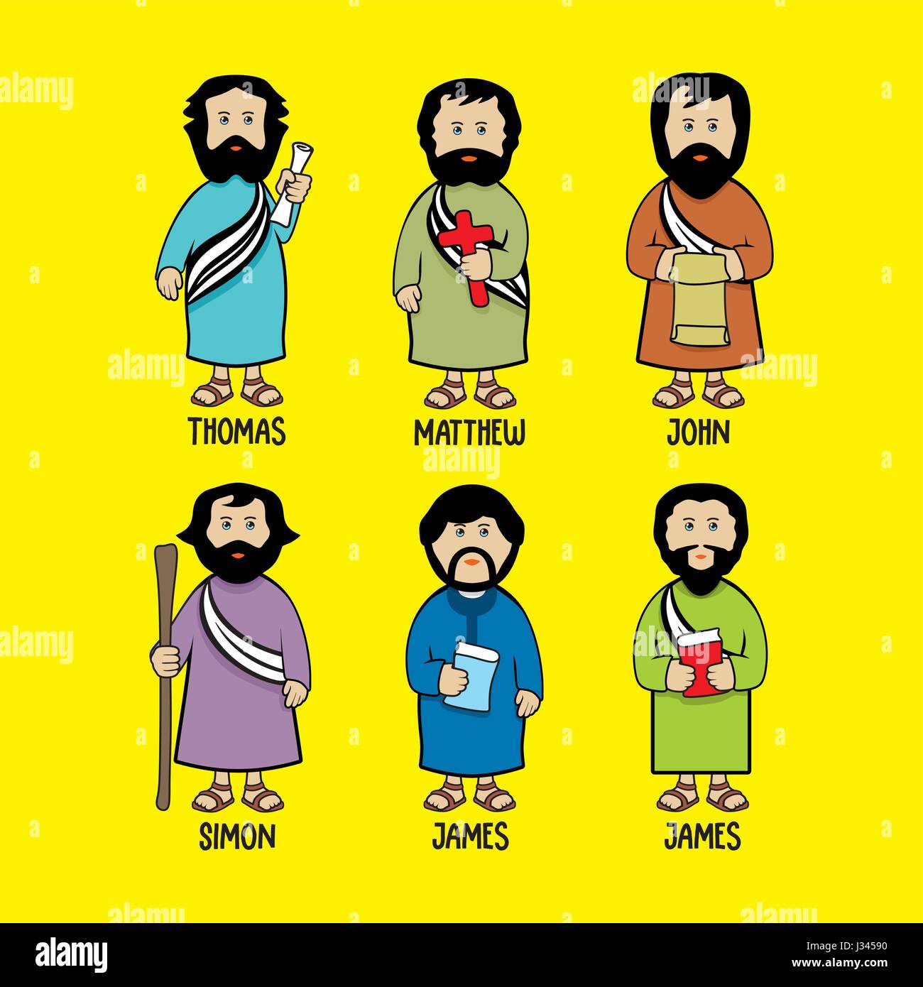 12 Discípulos De Jesus Nombres