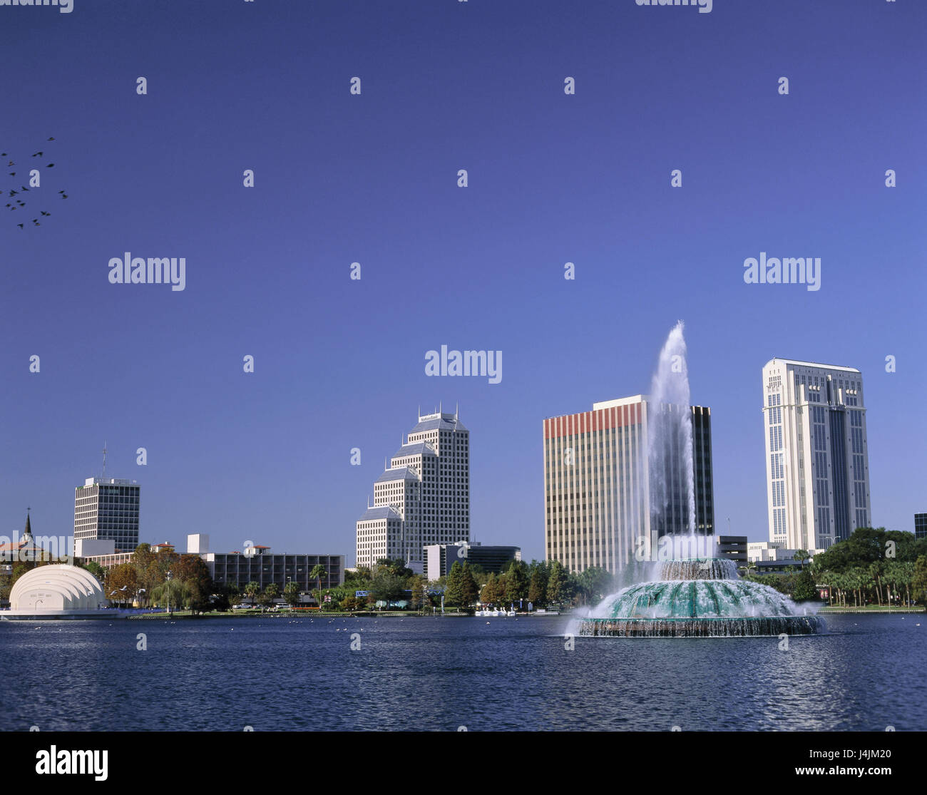 Los Estados Unidos, la Florida, Orlando, la ciudad vista, así, chorro ...