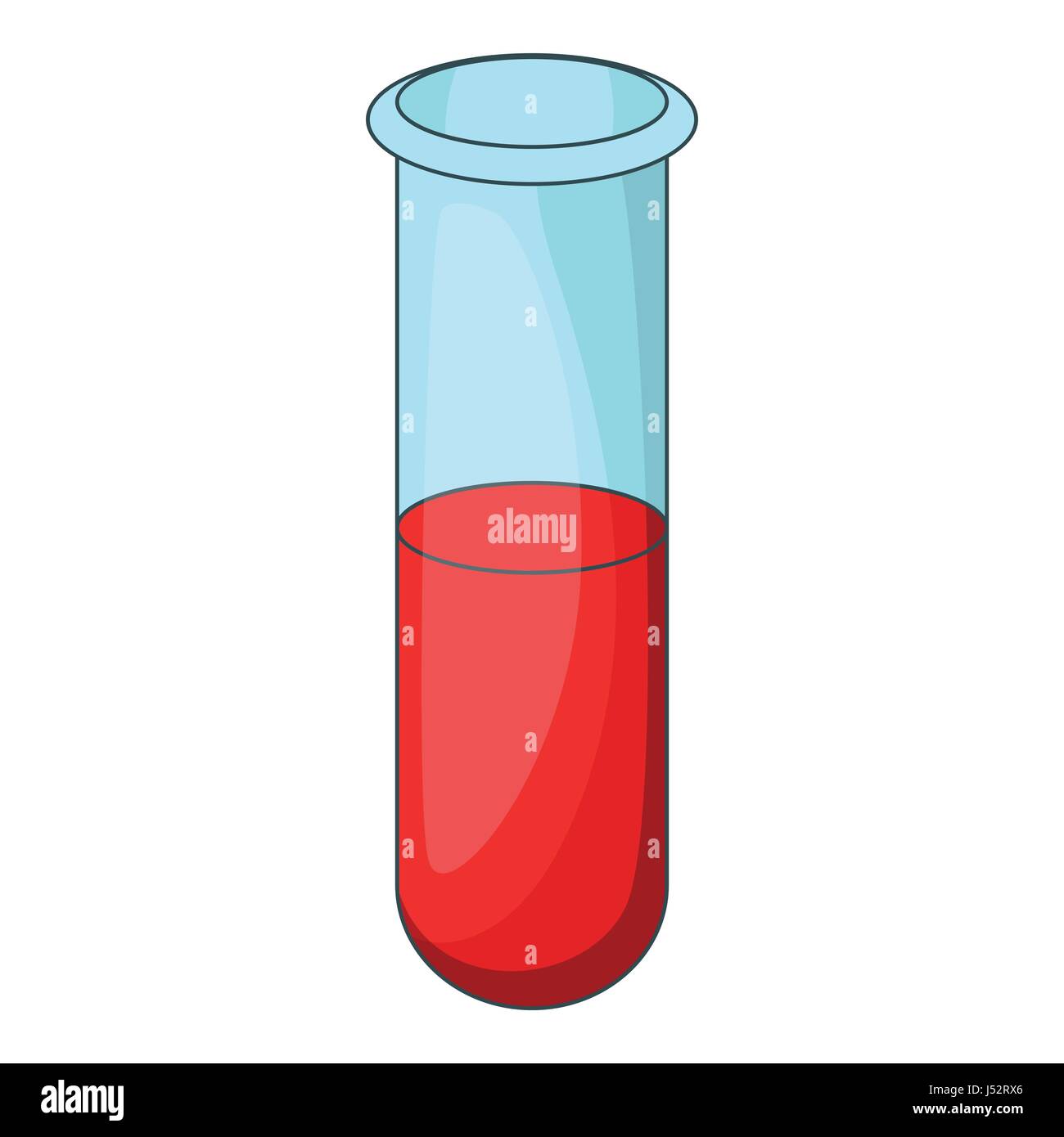 Tubos De Ensayo De Dibujos Animados