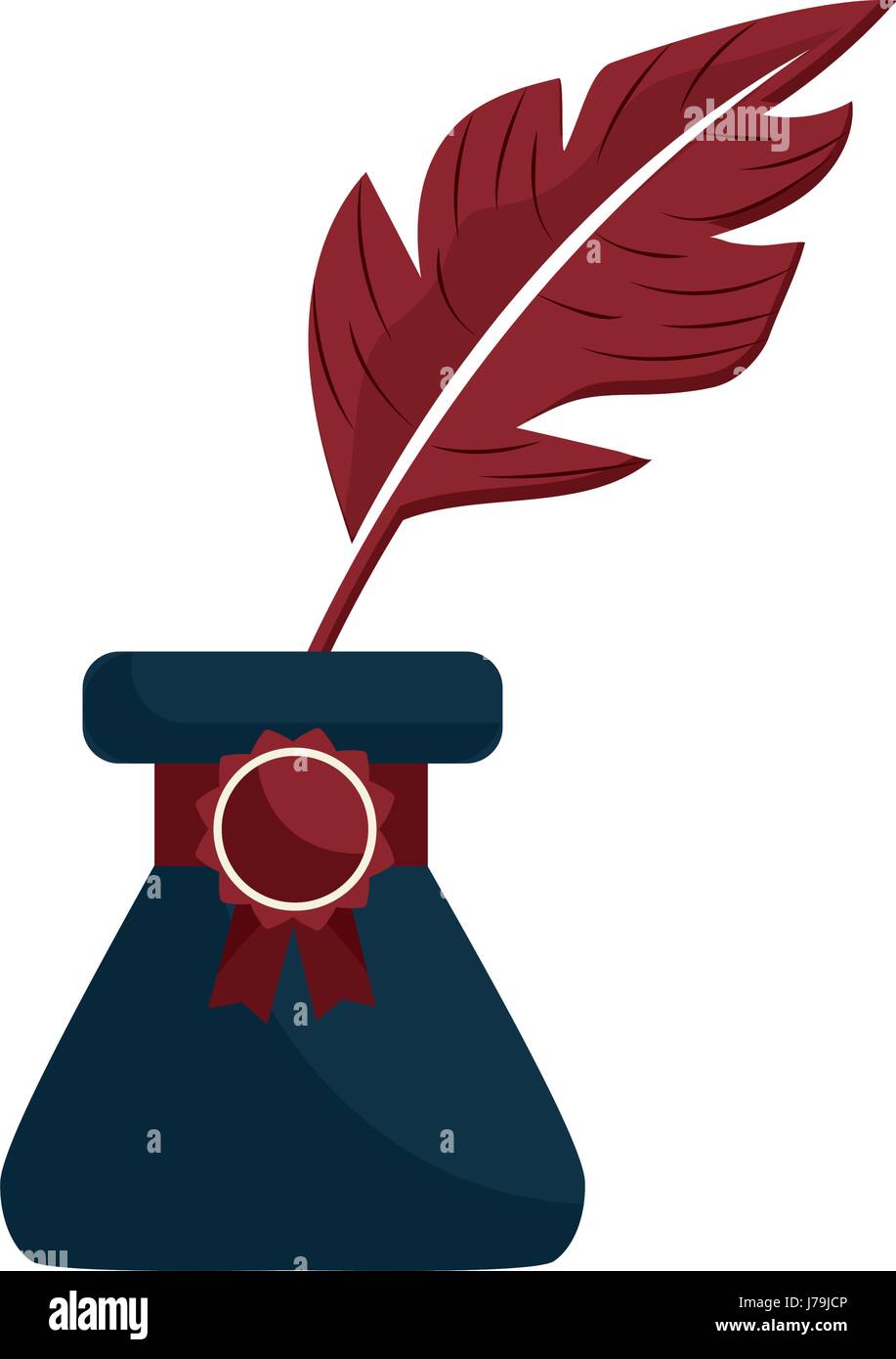 Tintero Y Pluma Clipart