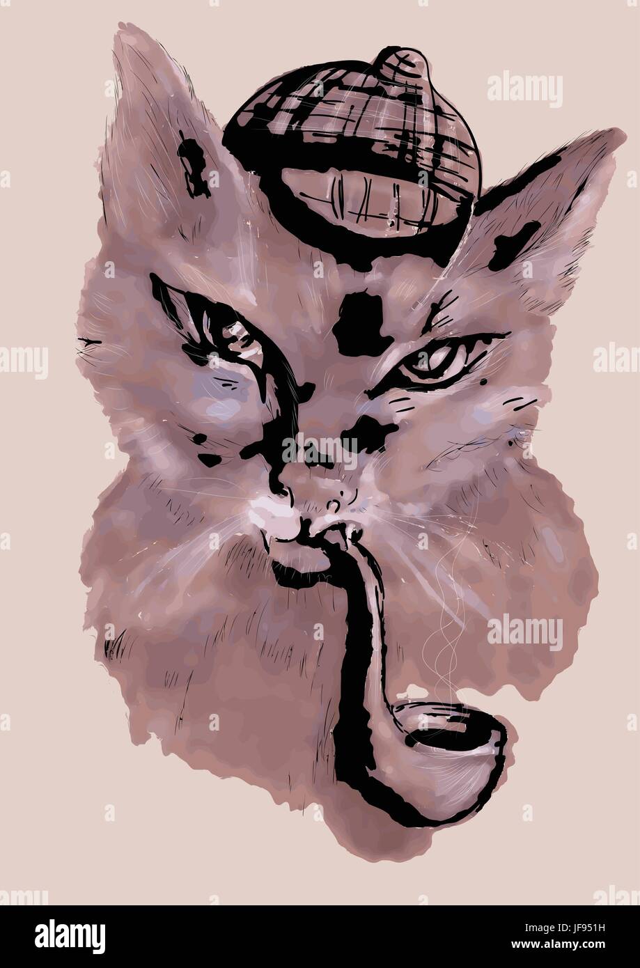 Gato fumando fotografías e imágenes de alta resolución - Alamy