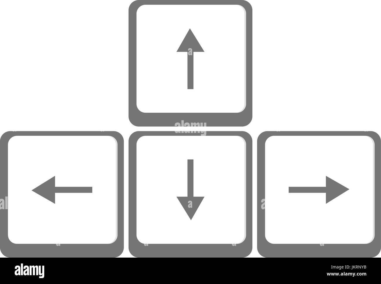Teclado De Botones De Flechas Vectoriales En Clave De Fondo Imagen