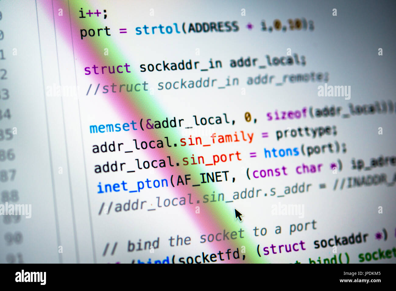 Sintaxis, código fuente, código, lenguaje de programación C, programa ...