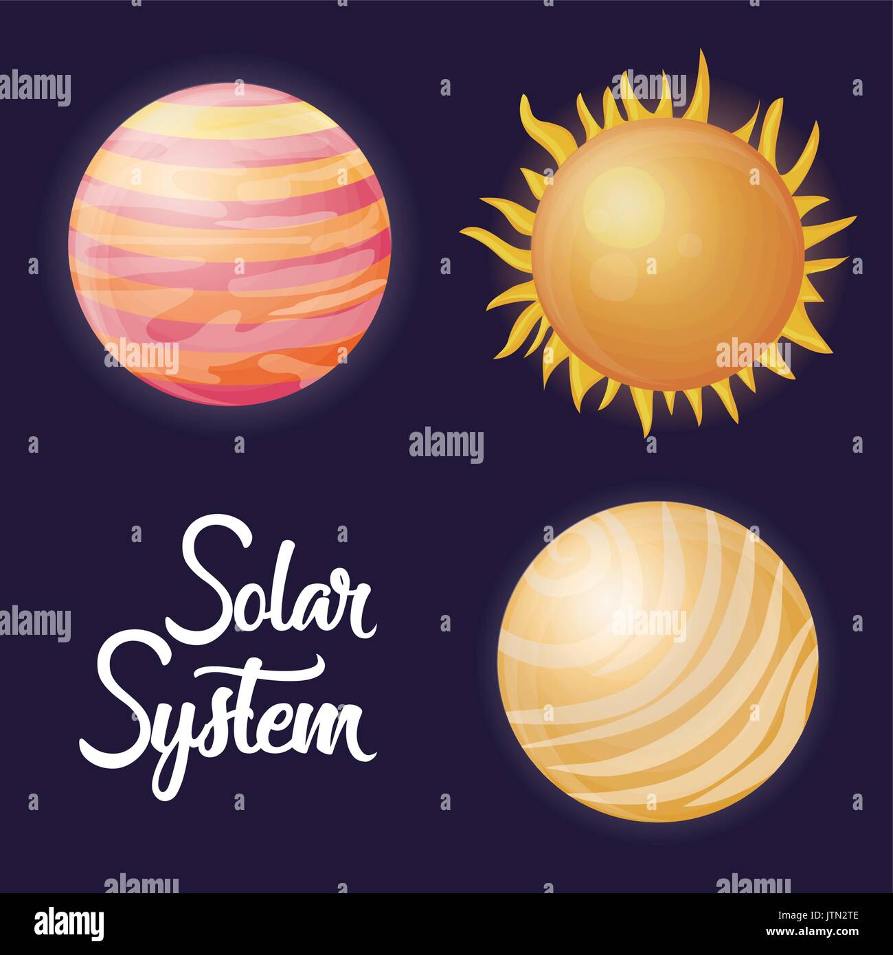 El diseño del sistema solar Imagen Vector de stock - Alamy El diseño del sistema solar Imagen Vector de stock - Alamy