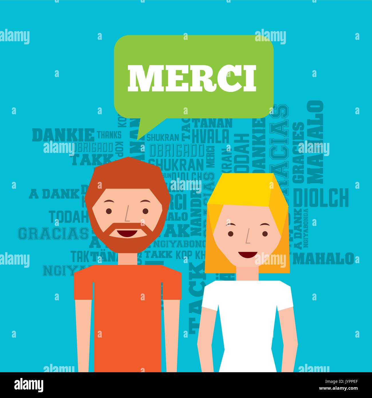 Palabras De Agradecimiento Design Imagen Vector De Stock Alamy