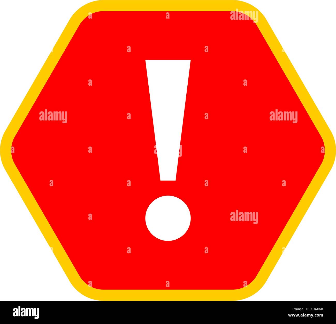 Utilizarlo En Todos Sus Diseños Estilo Plano Exclamación Signo De